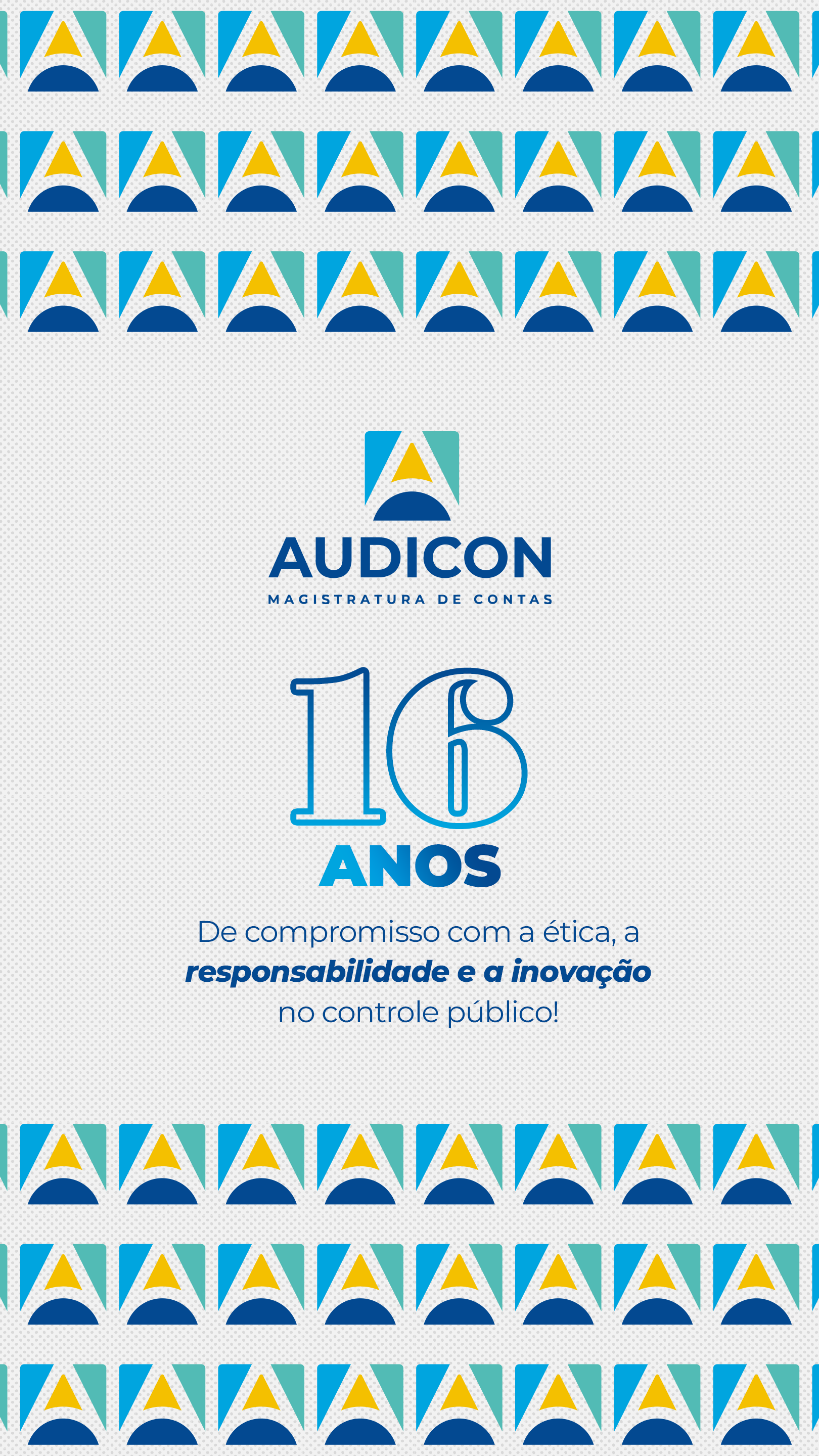 Audicon celebra 16 anos de trajetória e compromisso com o controle externo.